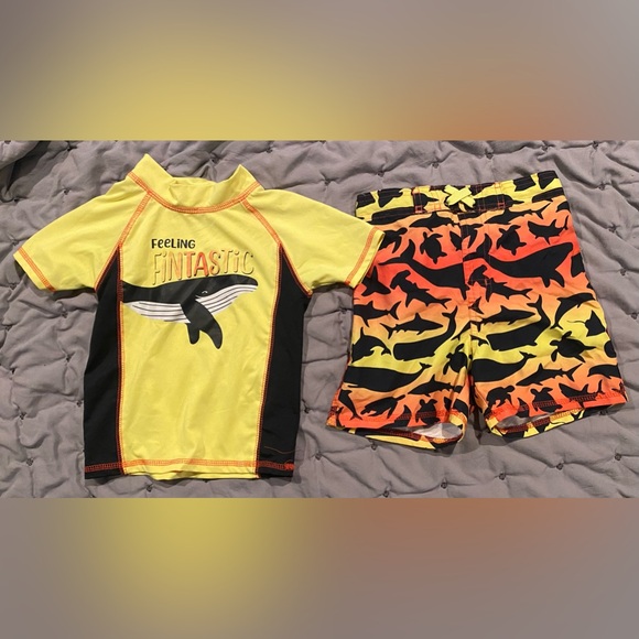 Swim | Boy Mick Mack Swimsuit Rash Gaurd | Poshmark